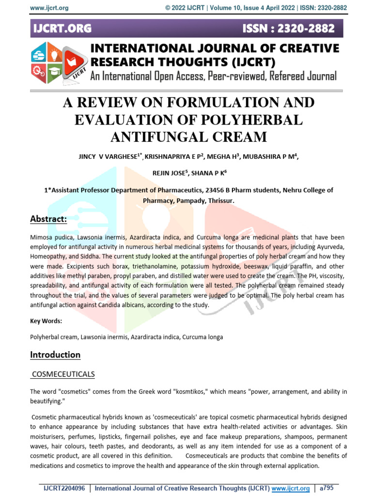 Formulation | PDF | Topical Medication