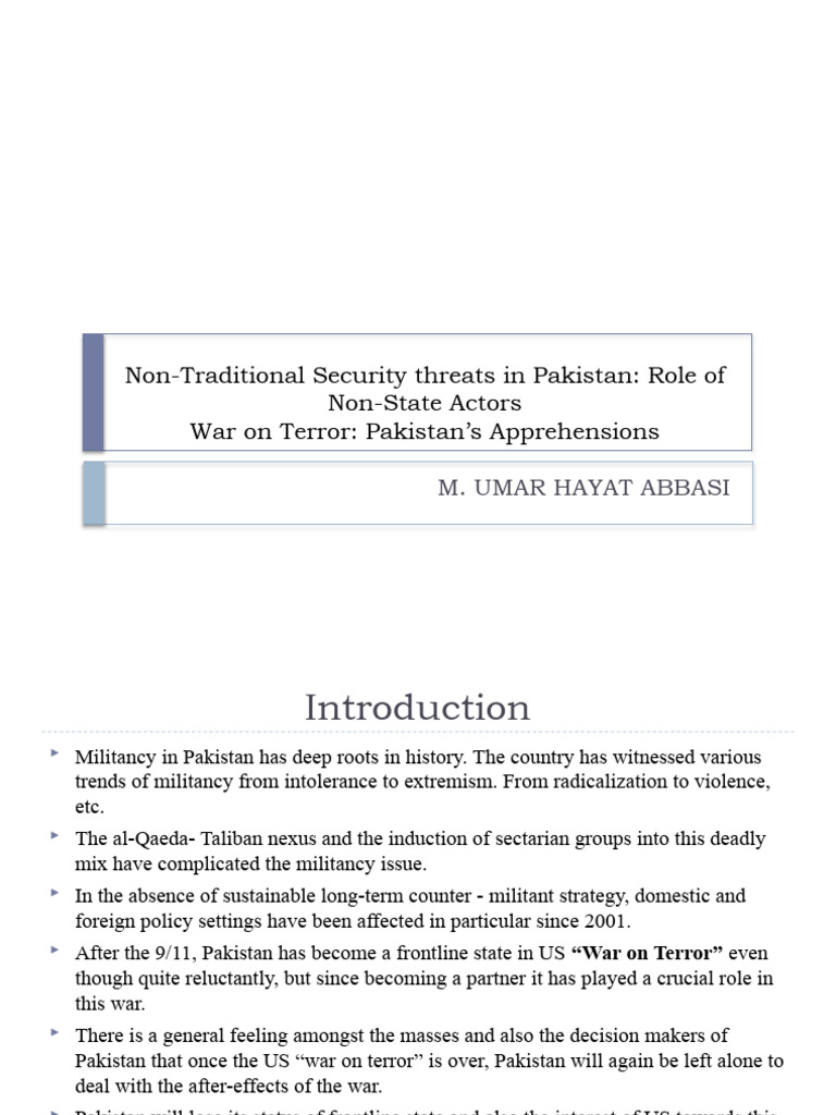 Non-State Actors and Militancy in Pakistan | PDF | Al Qaeda | World ...