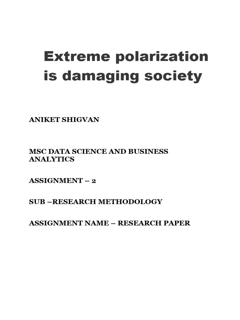 RM ASSIGNMENT-2 Research Paper (Aniket Shigvan) | PDF | Political Science | Social Psychology