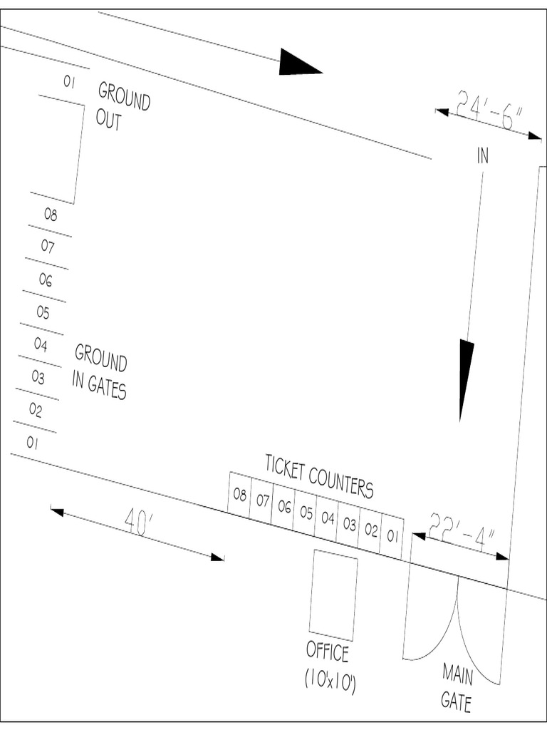 Ground Plan-Layout Gates | PDF