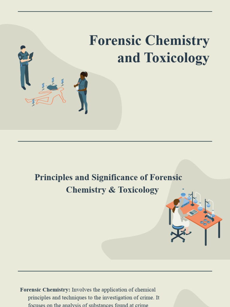 Forensic Chemistry and Toxicology | PDF | Chemistry