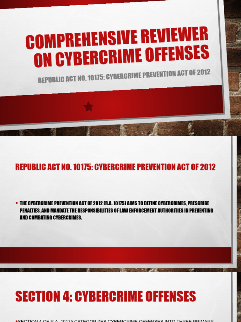 Republic Act No. 10175 Section 4 | PDF | Cybercrime | National Security