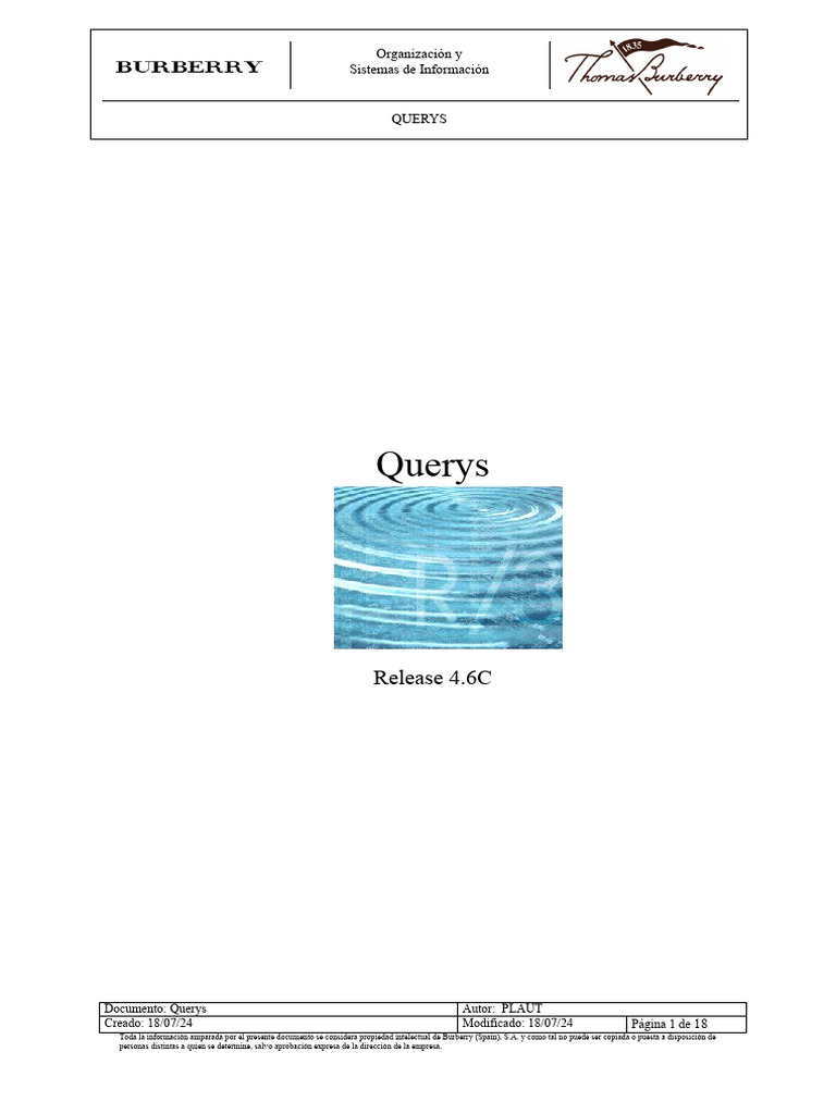 Manual Querys | PDF | Bases de datos | Información