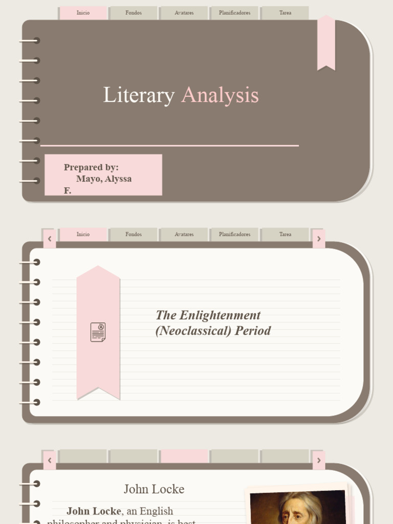 Literary Analysis (Mayo, Alyssa) | PDF | Idea | John Locke
