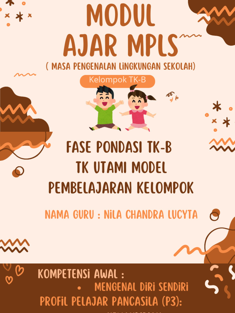 Modul MPLS TK-B: Pengenalan Diri dan Sosialisasi | PDF