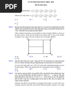 Đề 1- vòng loại- asmo 4 | PDF