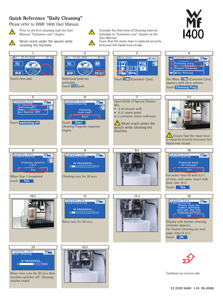 Daily Cleaning Instruction | PDF