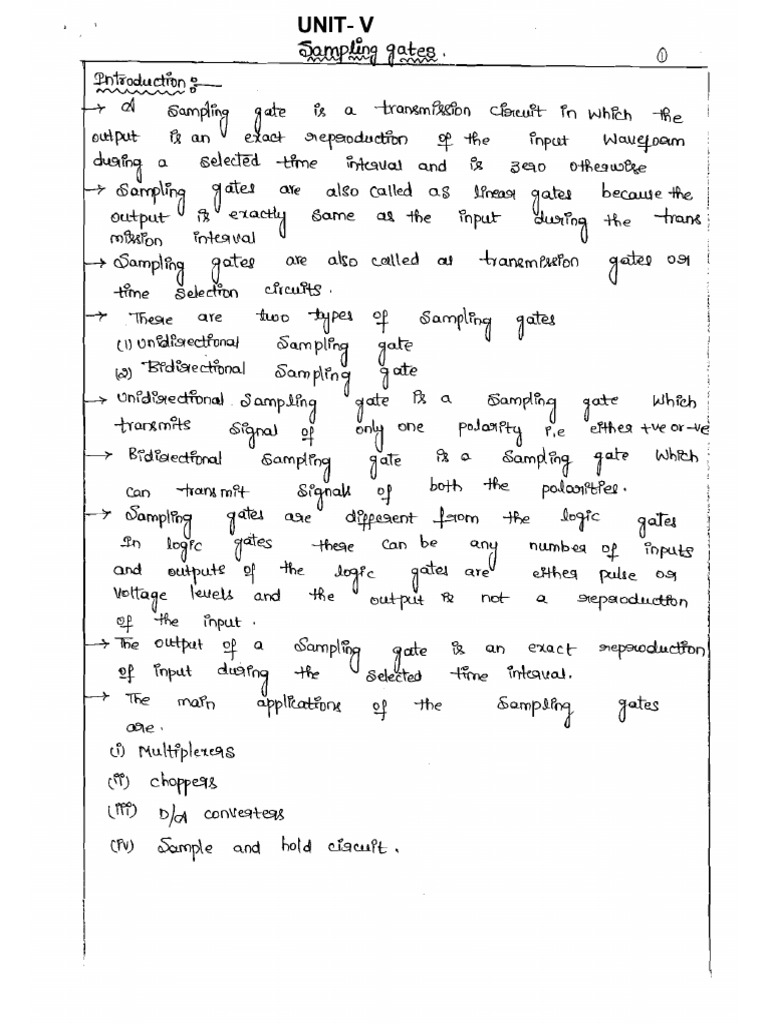 Eca Unit - 5 Notes | PDF