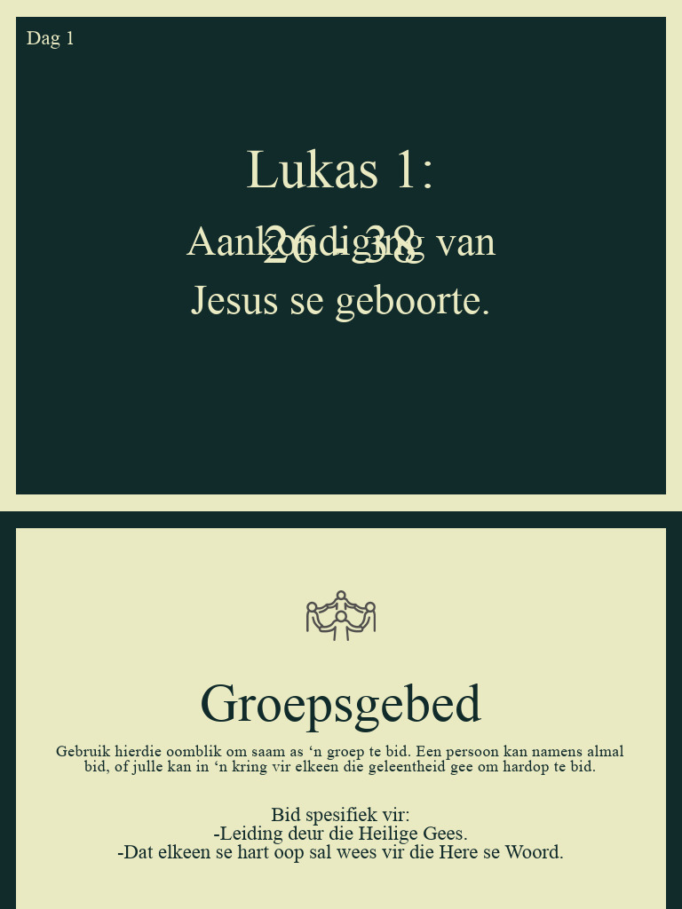 Bible Study: Day 1 | PDF