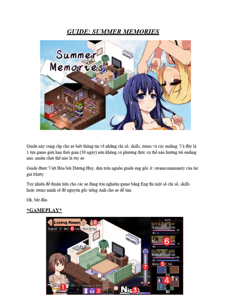 Summer Memories | PDF
