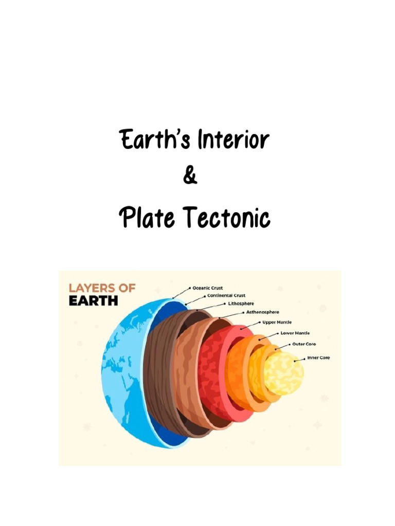 Lecture 3- Earth’s Interior and Plate Tectonics | Download Free PDF ...