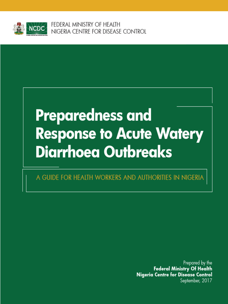 Preparedness and Response To Acute Watery Diarrhoea Outbreaks | PDF ...