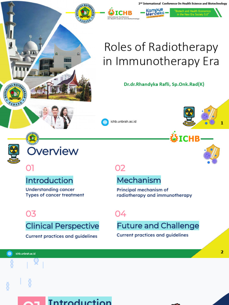 Roles of Radiotherapy in Immunotherapy Era: DR - Dr.rhandyka Rafli, SP ...