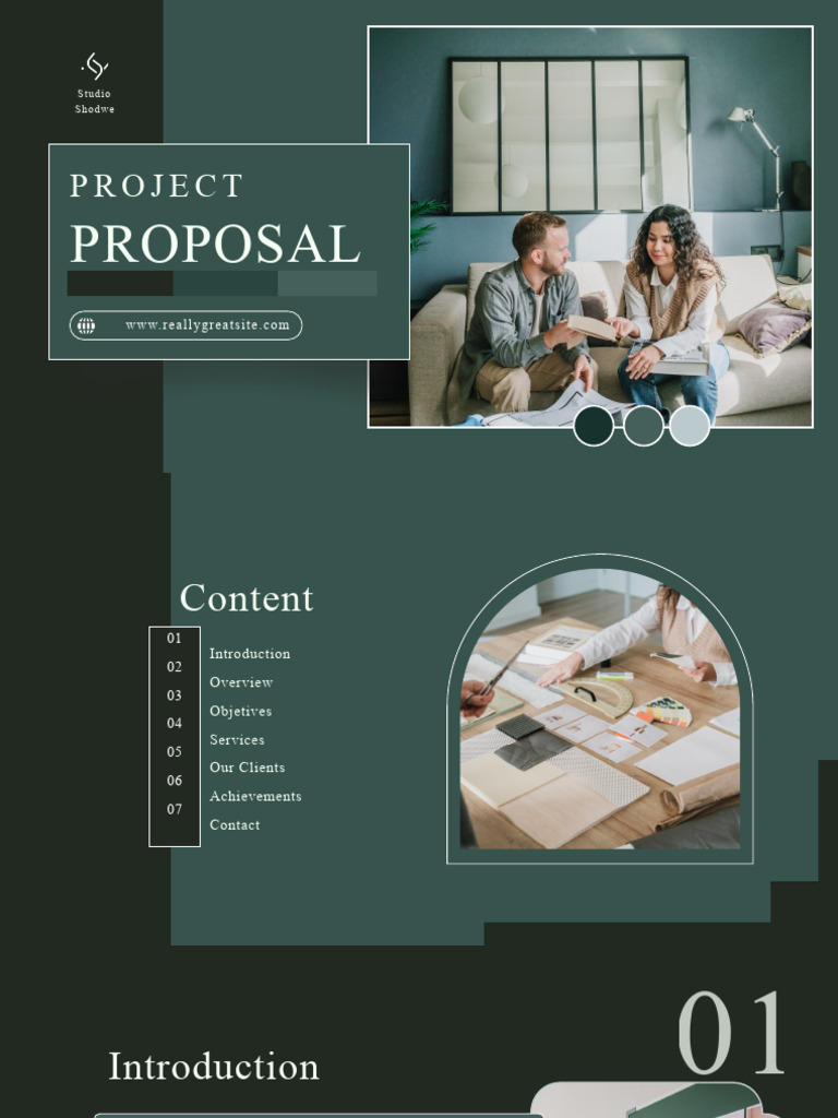 Green Minimalist Aesthetic Project Proposal Presentation | PDF