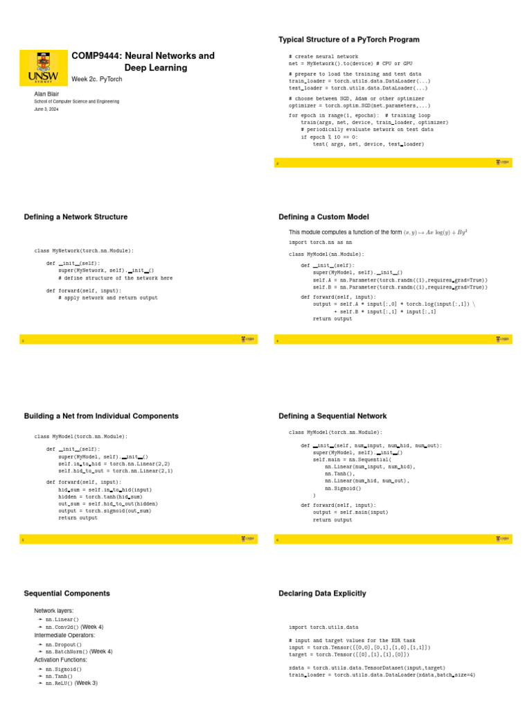 2c PyTorch4 | PDF | Computing | Artificial Intelligence