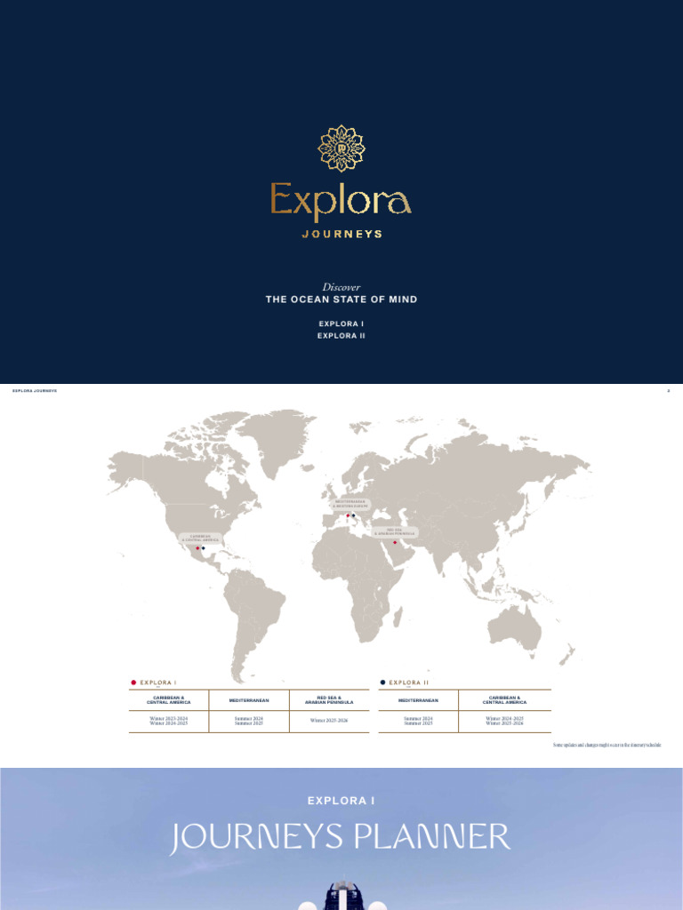 Explora Journeys - Journey Planner - June 2024 - April 2026 28.06.2024 ...