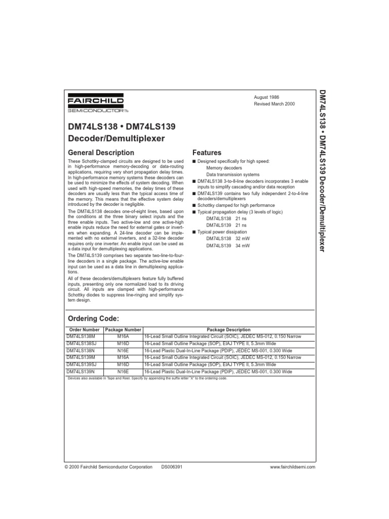 Decodificador de Memoria 74138 | PDF | Electrical Circuits ...