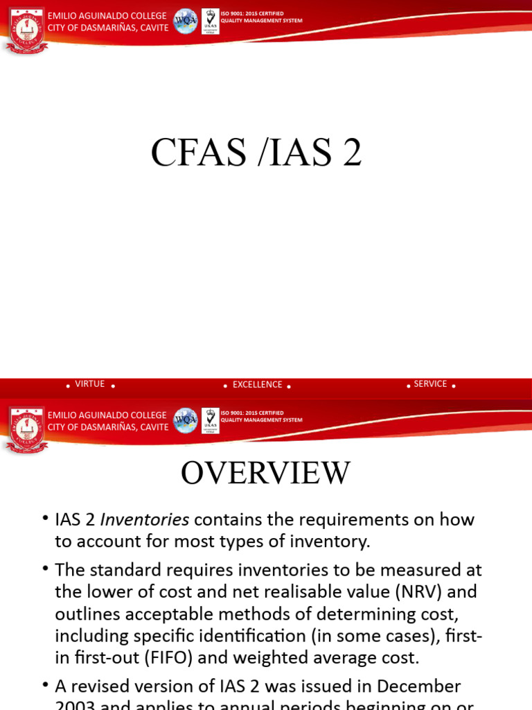 IAS-2-INVENTORIES | Download Free PDF | Inventory | Cost Of Goods Sold