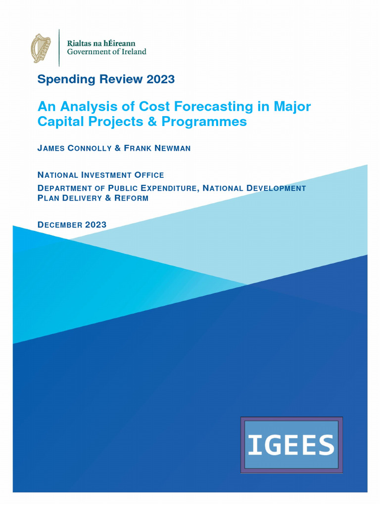 An Analysis of Cost Forecasting in Major Capital Projects & Programmes ...