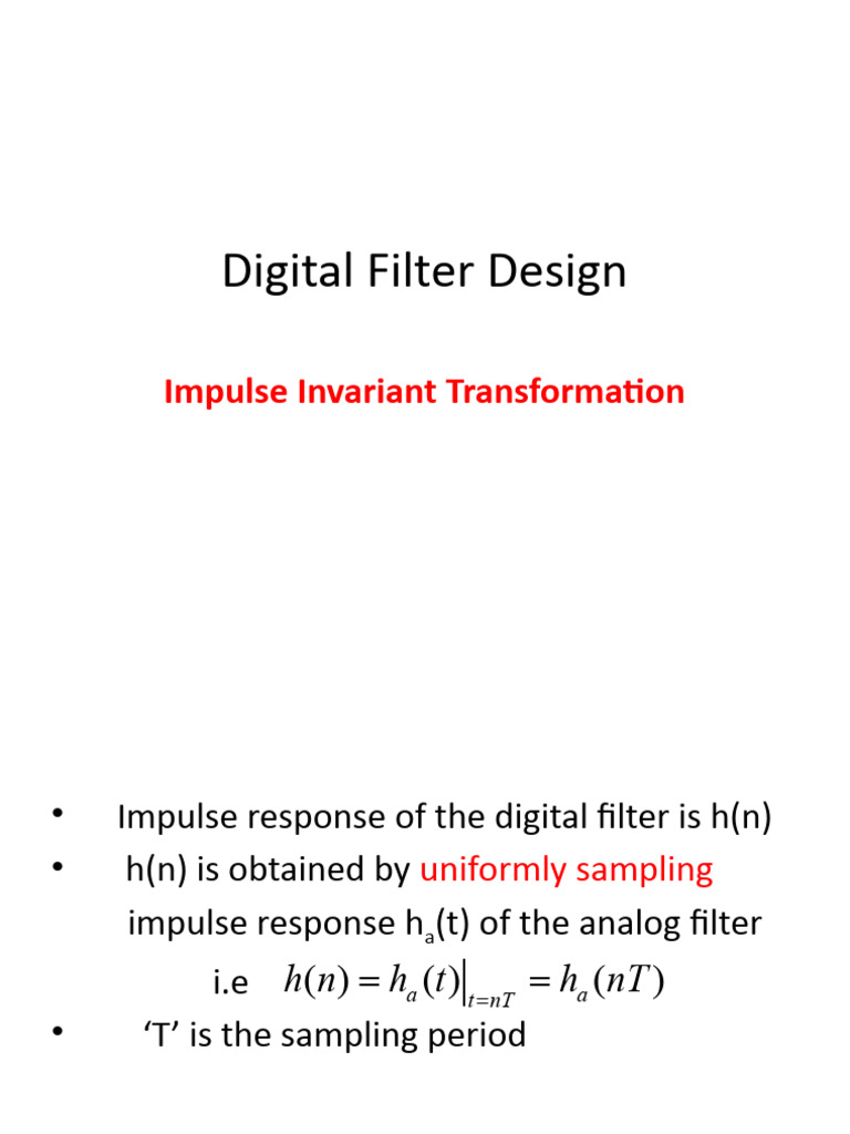DSP PPT Iit | PDF | Low Pass Filter | Filter (Signal Processing)