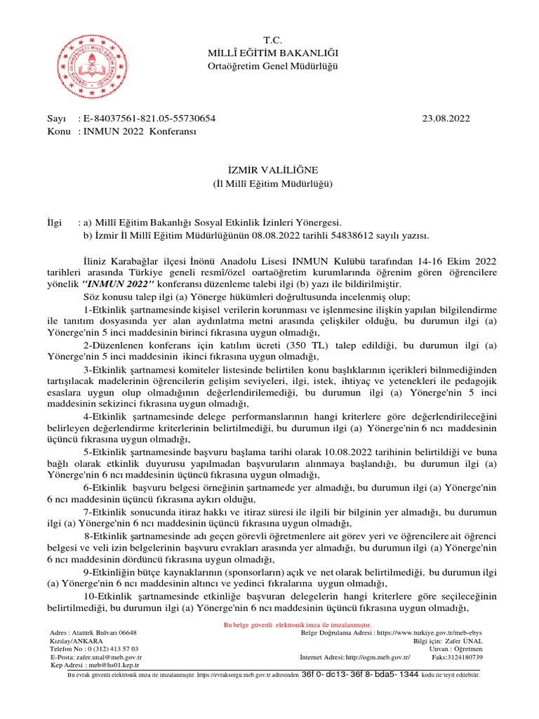 Inmun 2022 Konferansi Pdf