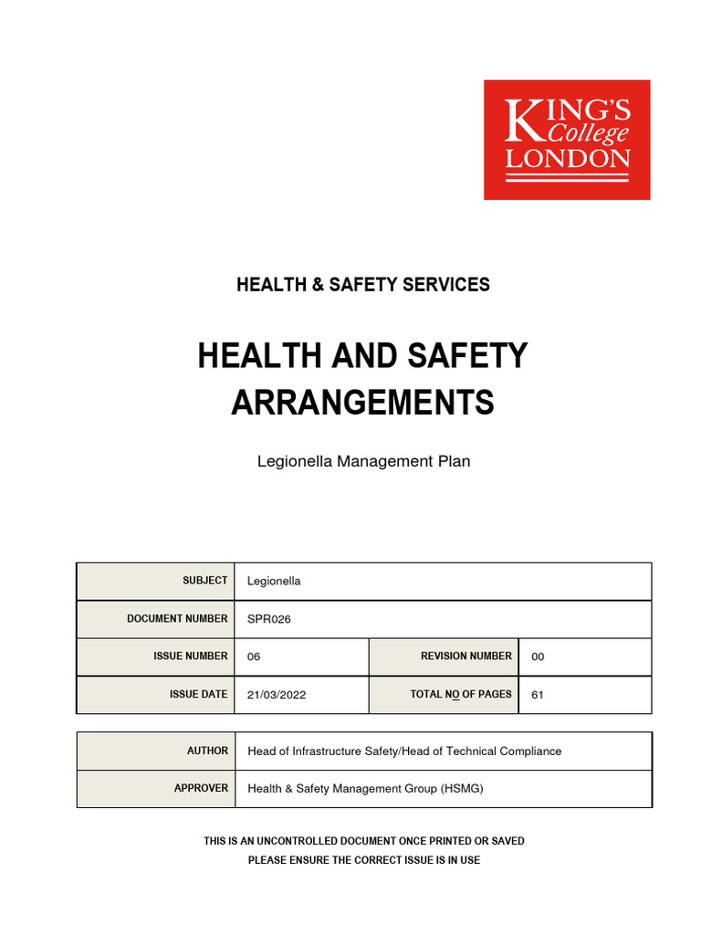 Health and Safety Arrangements | PDF | Occupational Safety And Health