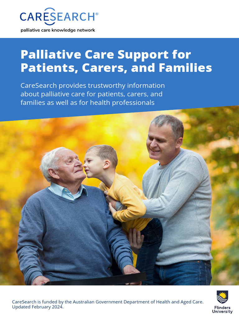 CareSearch Understanding Palliative Care Booklet | PDF | Grief | Palliative Care