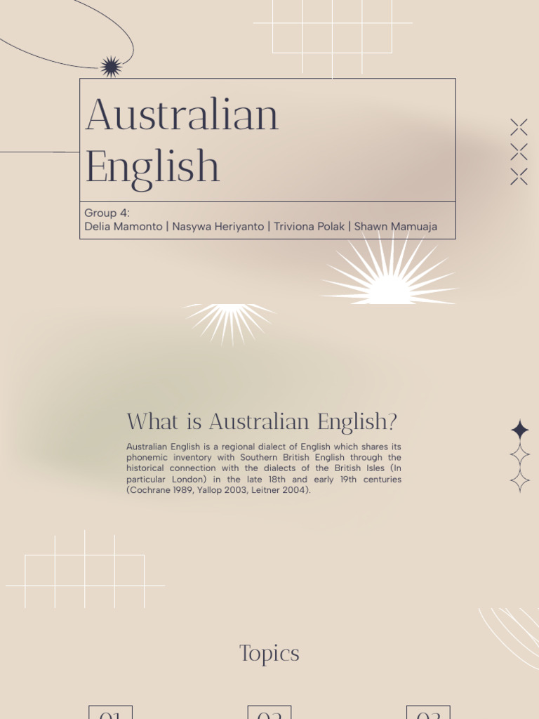 Understanding Australian English | PDF | English Language | English Grammar