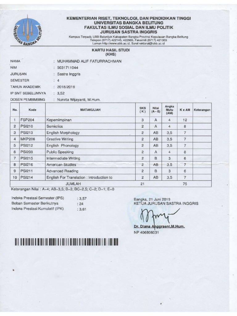 KHS Semester 4 | PDF