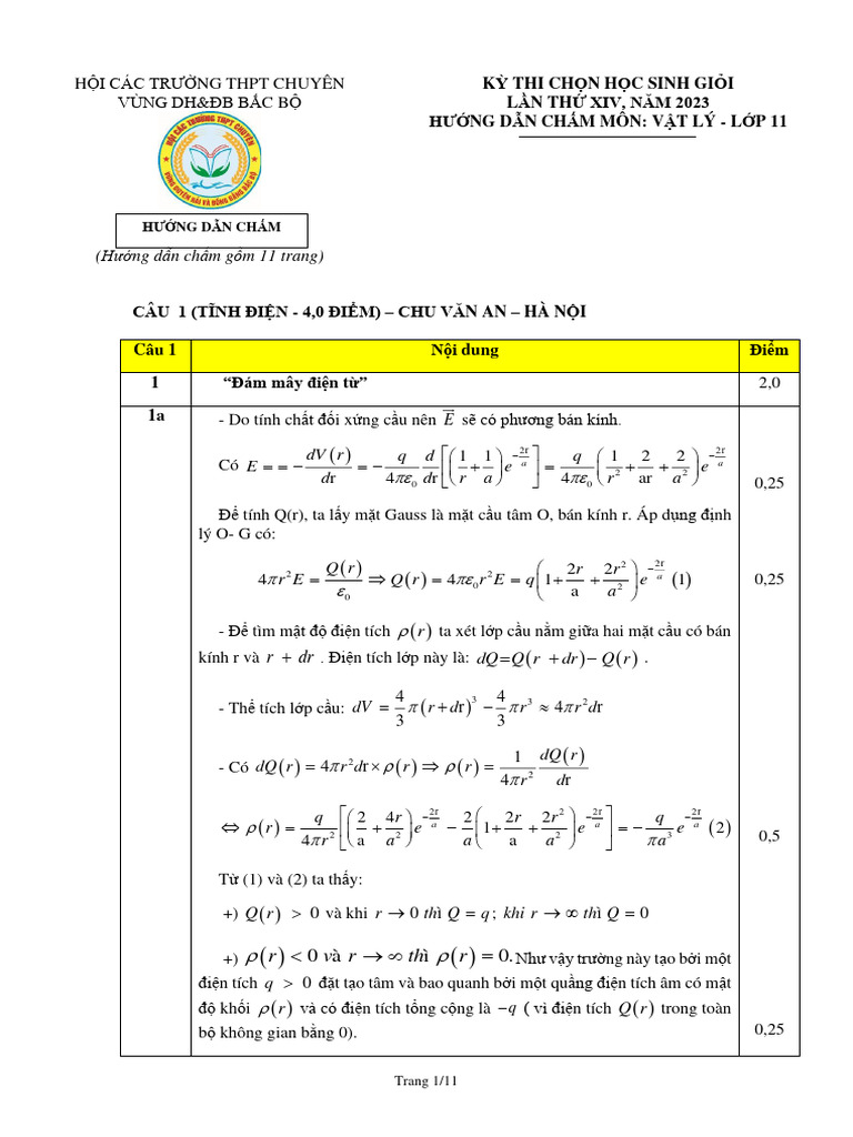 SOL DHBB 2023 Lý 11 | PDF