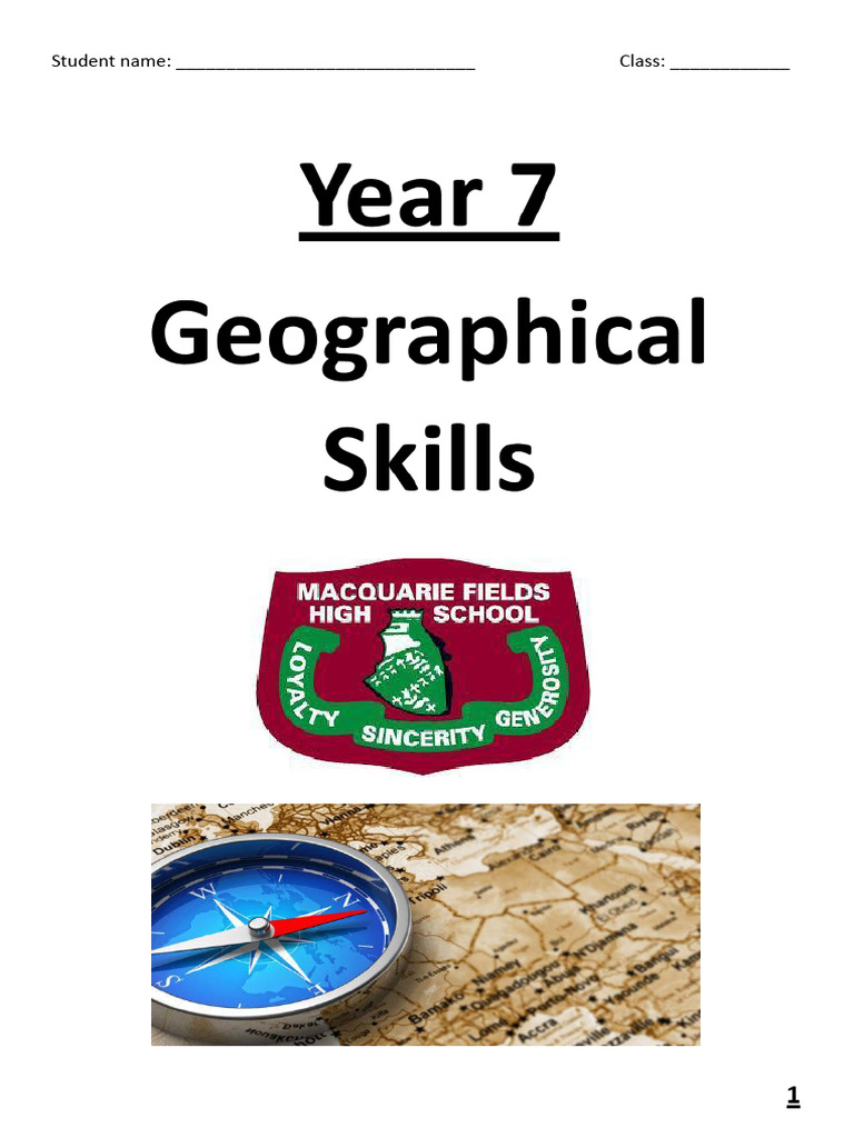 Year 7 - Skills Booklet | PDF | Longitude | Equator