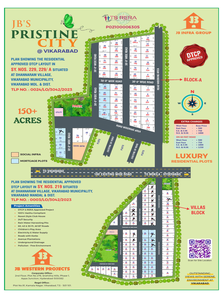 Pristine City Layout Drawing - New | PDF