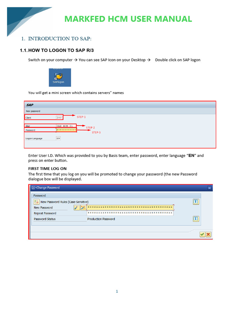 MARKFED SAP HCM User Manual | PDF | Payroll | Human Resource Management