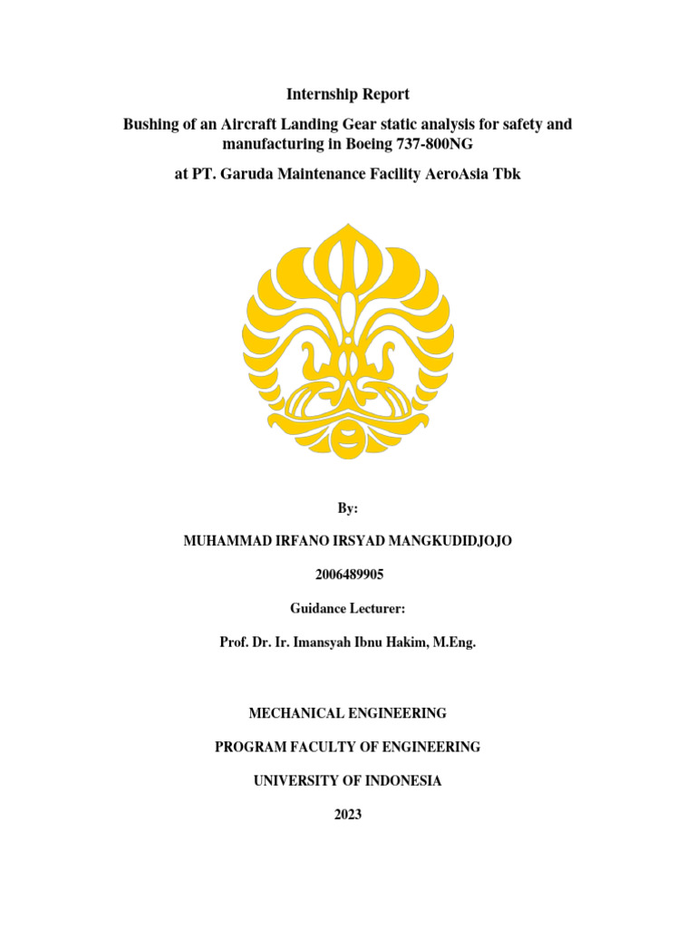Internship xxw | PDF | Finite Element Method | Bearing (Mechanical) Internship xxw | PDF | Finite Element Method | Bearing (Mechanical)