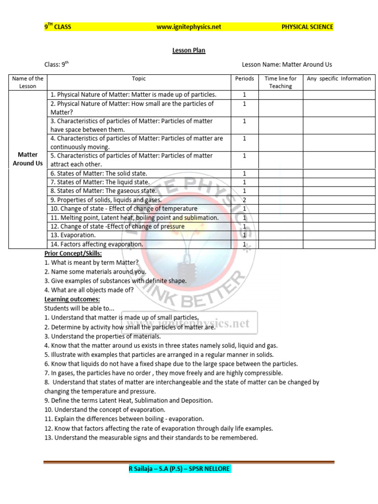 09-PS-LP EM-00 Single File - All Lessons | PDF | Atoms | Mixture
