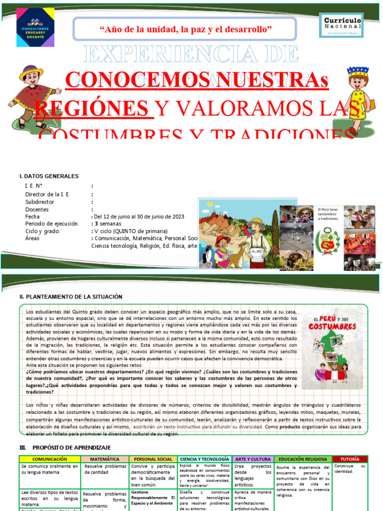 5° Experiencia de Aprendizaje N°5 | PDF | Números | Ángulo