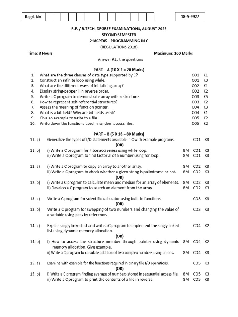 7018 | PDF | Pointer (Computer Programming) | Computing