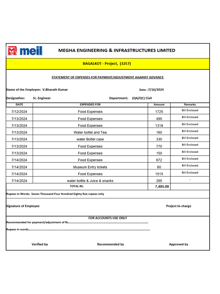 Expense Format | PDF