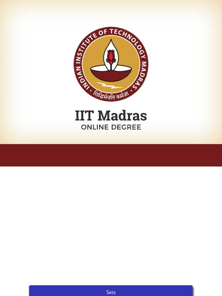 Lecture 1.4 - Set Theory | PDF