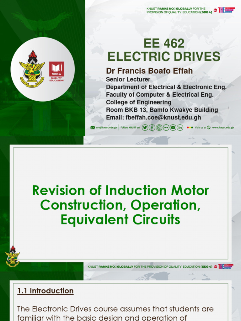 EE 462 UNIT 3 - Annotated | PDF | Electric Motor | Power Inverter