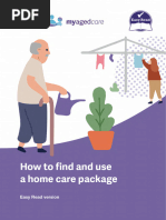 Accessing My Aged Care Services | PDF | Elderly Care | Caregiver