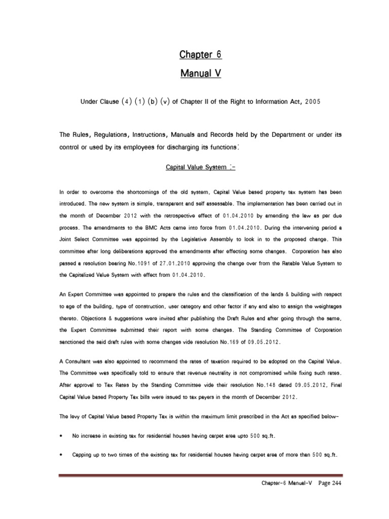 Assessment Collection RTI E 06 | PDF | Property Tax | Taxes