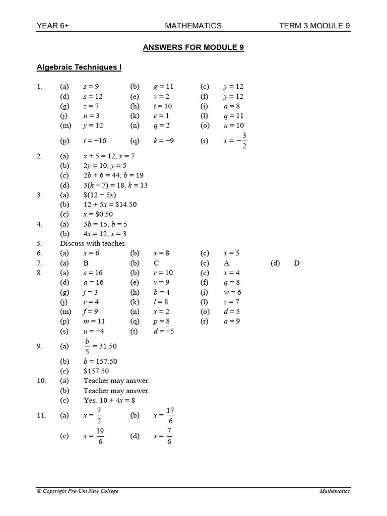202336+ CourseGrade6Week9MathematicsCommon | PDF | Equations | Area