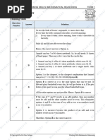 Year 5 Reasoning Test Set 1 Paper A | PDF
