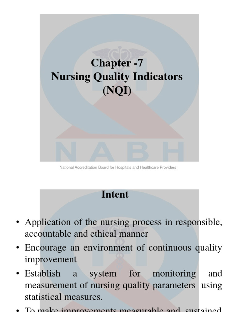 Chapter-7-Nursing Quality Indicators | PDF | Nursing | Health Care