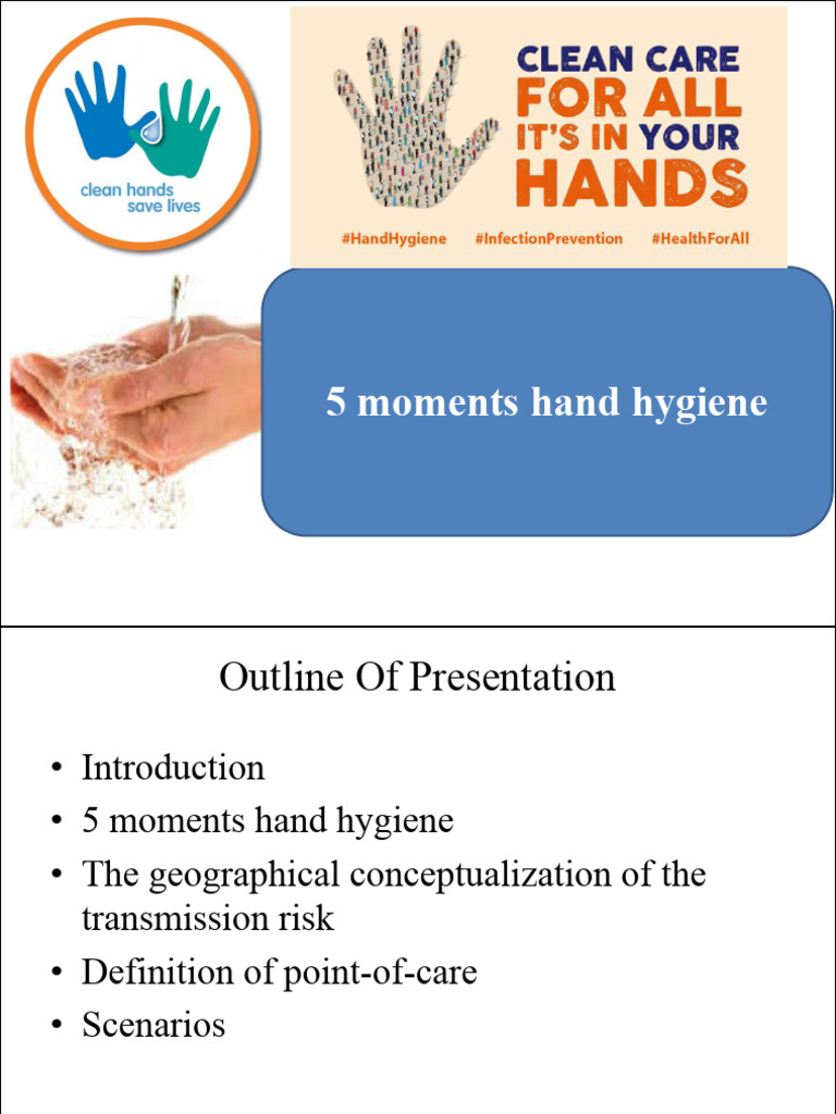 Five moments hand hygiene | Download Free PDF | Hand Washing | Hygiene