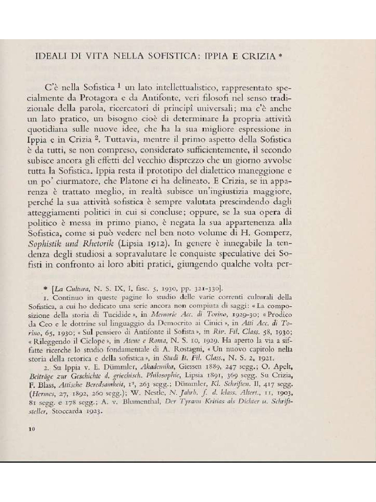 Momigliano Ippia | PDF