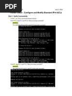 5.5.1 Packet Tracer - IPv4 ACL Implementation Challenge | PDF | Router (Computing) | Network ...