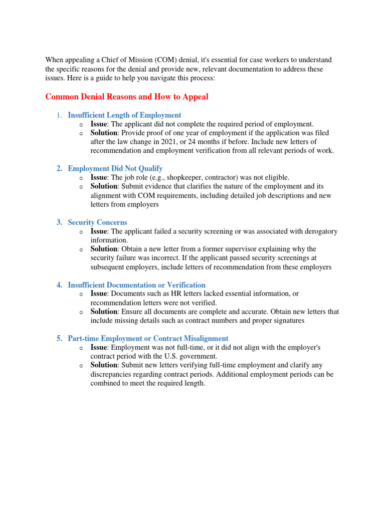 Appeal Guidelines CASE WORKERS Special | PDF | Employment | Business