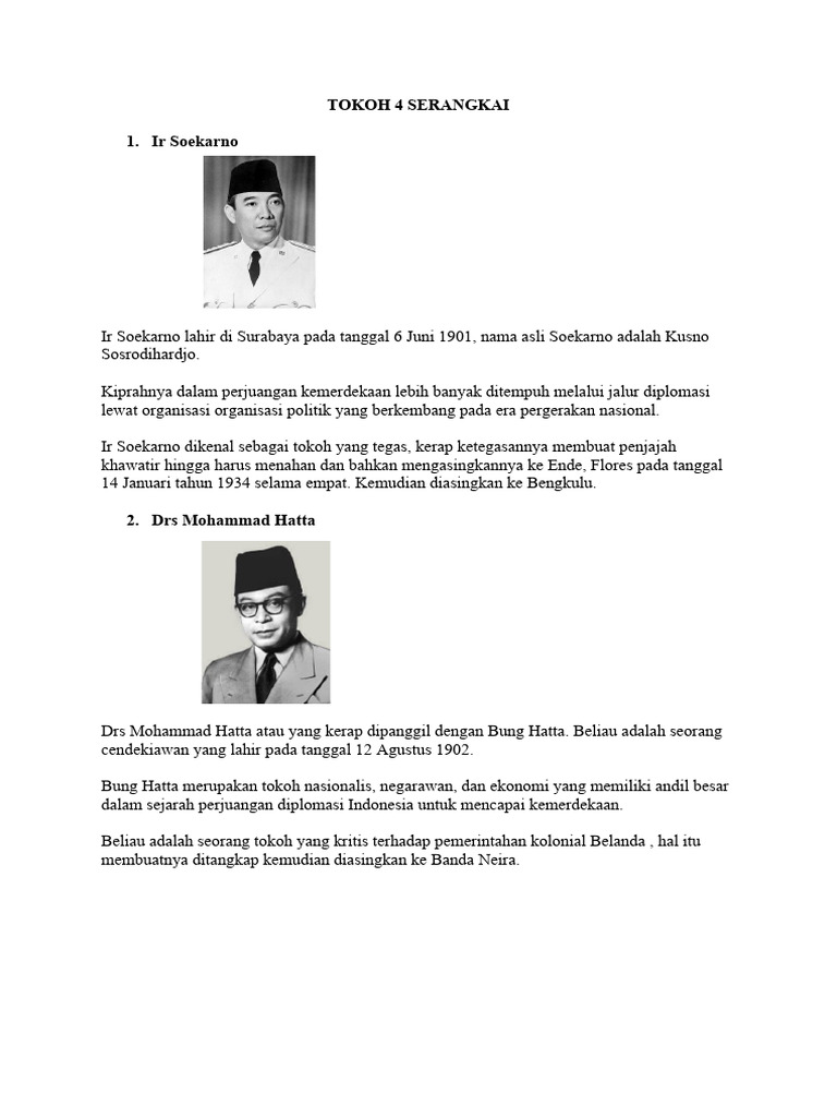 Tokoh 4 Serangkai Organisasi | PDF